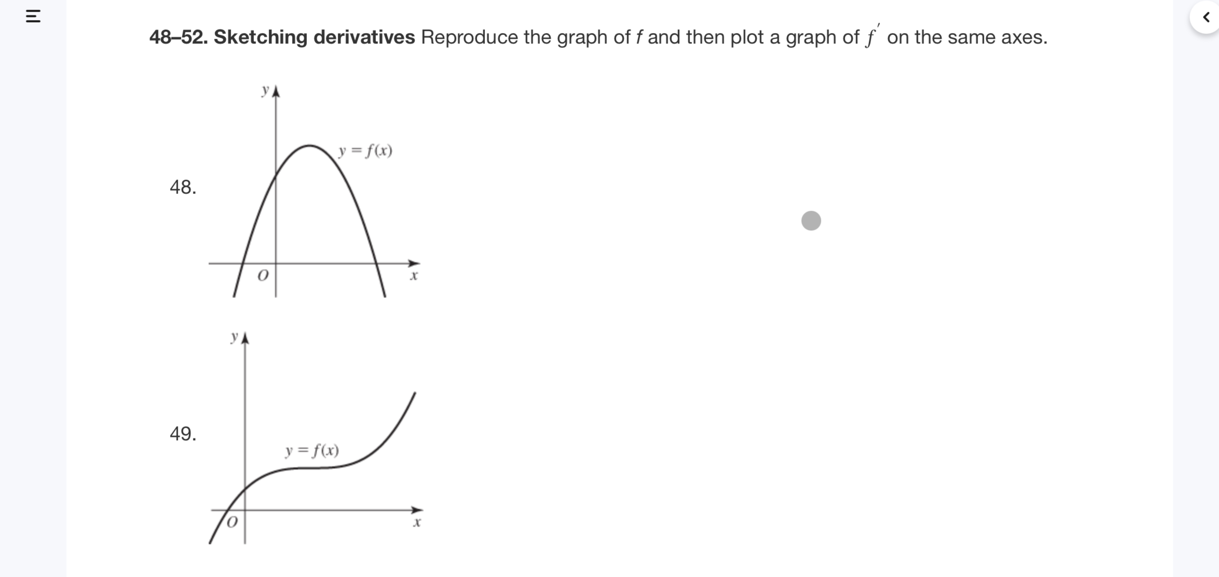 48-52. ﻿Sketching derivatives Reproduce the graph of | Chegg.com