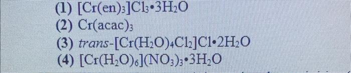 Solved 4) Determine the formula weights of 1 and 2 5) Make a | Chegg.com