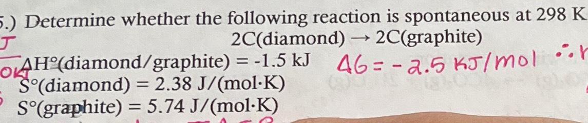Solved Determine whether the following reaction is | Chegg.com