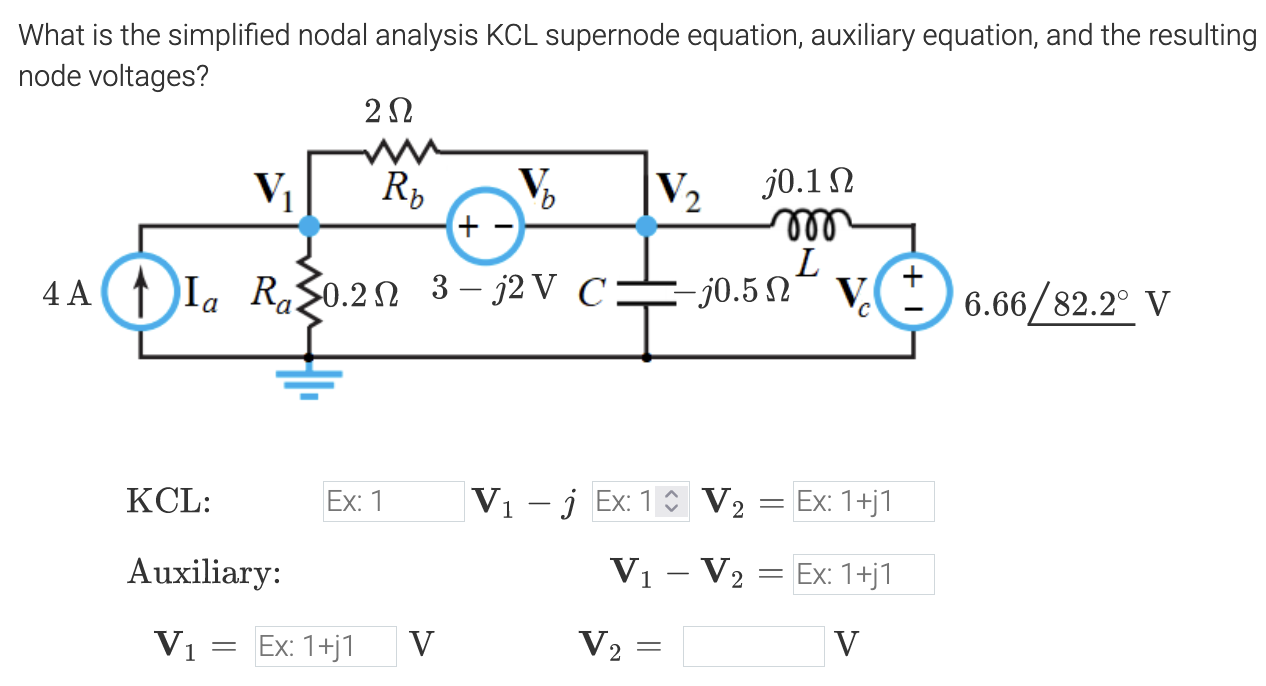 Solved What is the simplified nodal analysis KCL ﻿supernode | Chegg.com