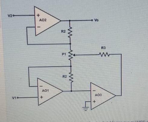 Solved For the circuit in Figure AO1, AO2 and AO3 are ideal. | Chegg.com