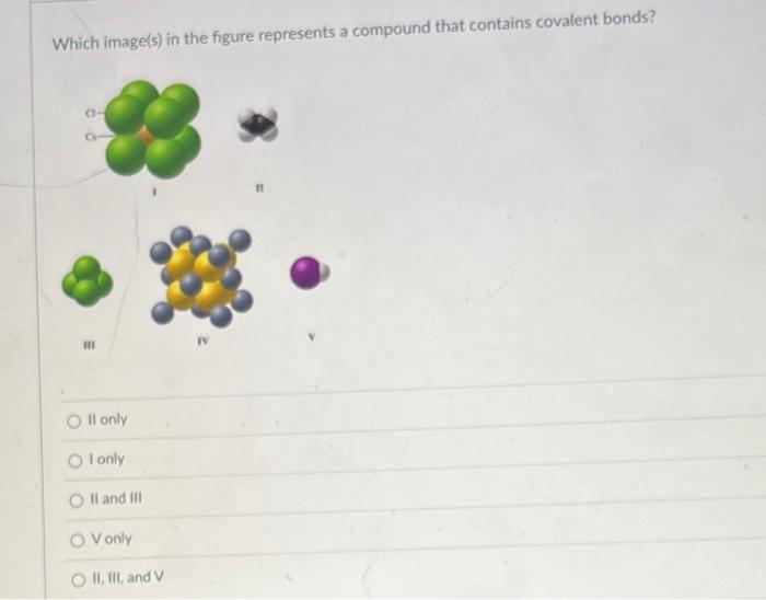 Solved Which image(s) in the figure represents a compound | Chegg.com