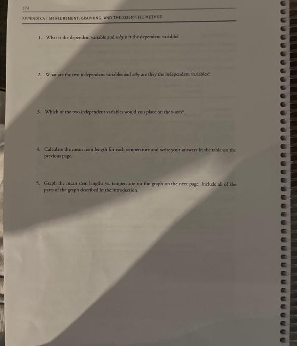Solved 174 APPENDIX A MEASUREMENT, GRAPHING, AND THE | Chegg.com