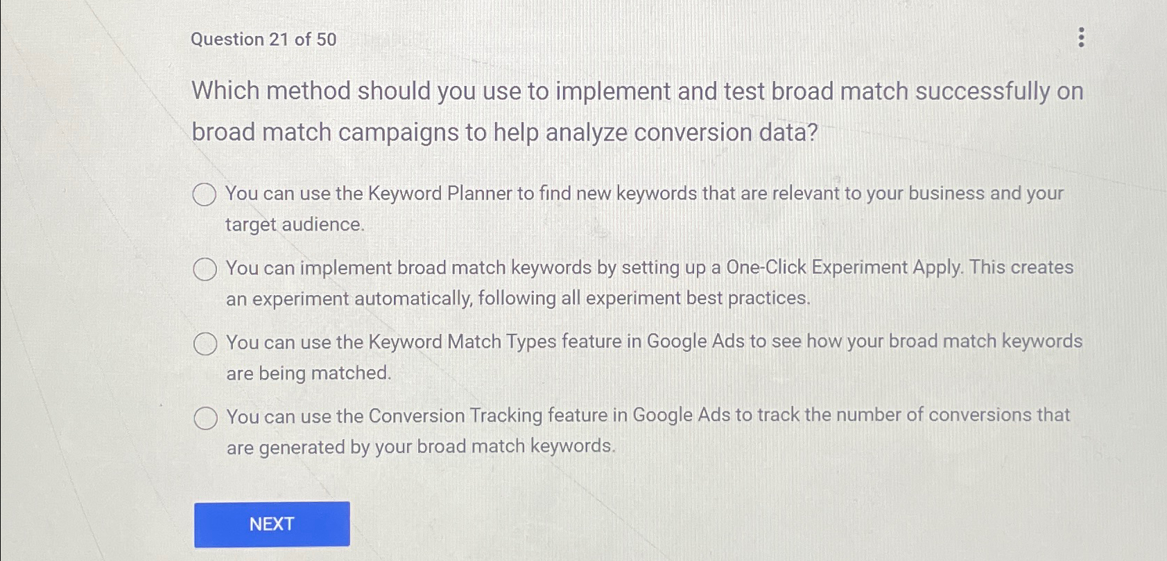 Solved Question 21 ﻿of 50Which method should you use to | Chegg.com