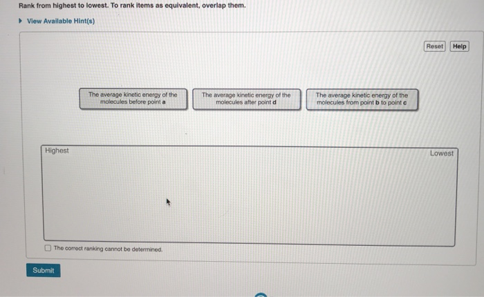Rank from highest to lowest. To rank items as | Chegg.com