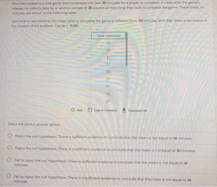 Solved Ross has created a puzzle game that he believes will | Chegg.com
