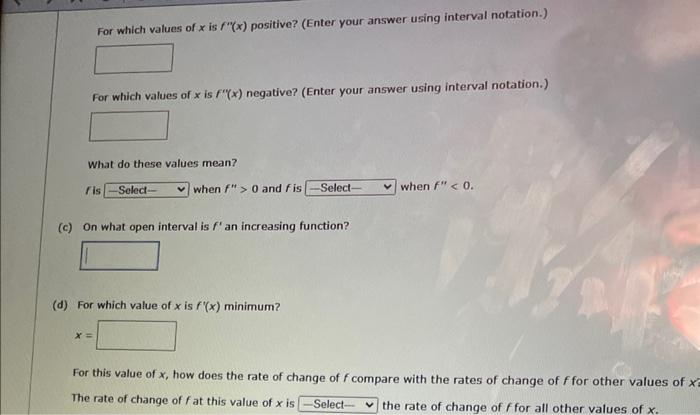 Solved The graph of f is shown in the figure. (a) For which | Chegg.com