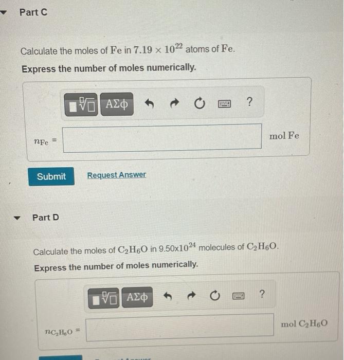 Solved Calculate the number of C atoms in 0.169 mol of C. | Chegg.com