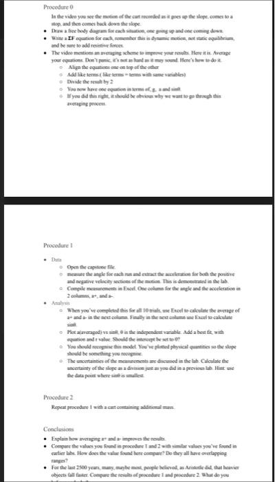 Procedure 1 Data o Open the capstone file. o measure | Chegg.com