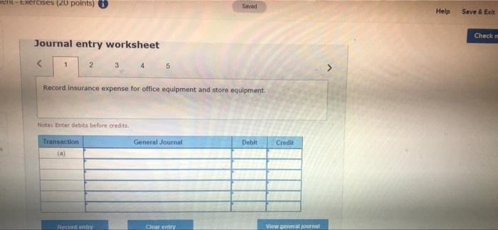 Solved nent-Ekercises (20 points) Help Save & Exit Submit | Chegg.com