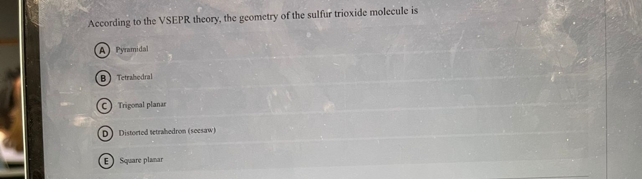 Solved According to the VSEPR theory, the geometry of the | Chegg.com