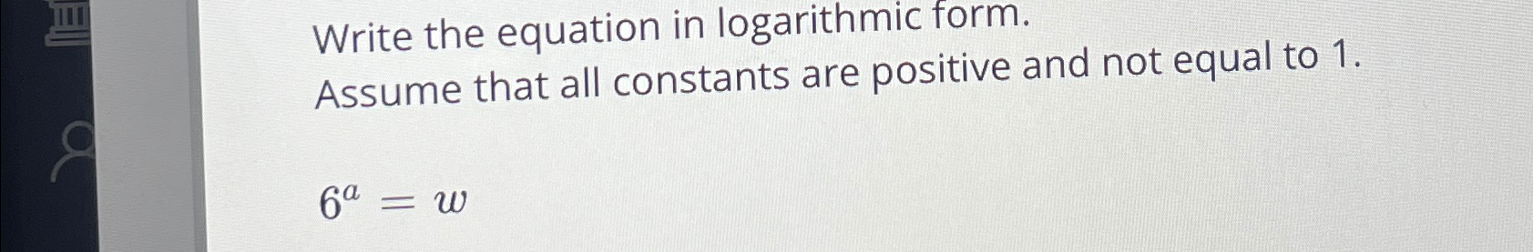 Solved Assume that all constants are positive and not equal | Chegg.com