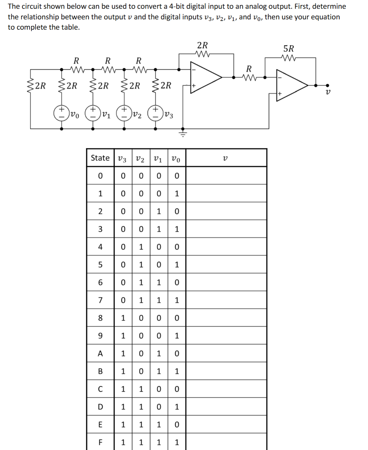 Solved The circuit shown below can be ﻿used to ﻿convert | Chegg.com