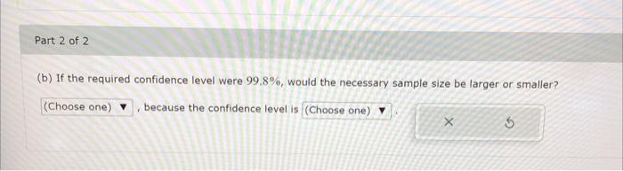 population has standard deviation o =17.7 Part 1 of 2 | Chegg.com