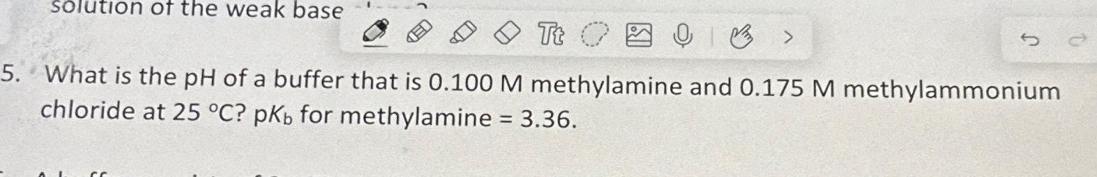 Solved What is the pH ﻿of a buffer that is 0.100M | Chegg.com