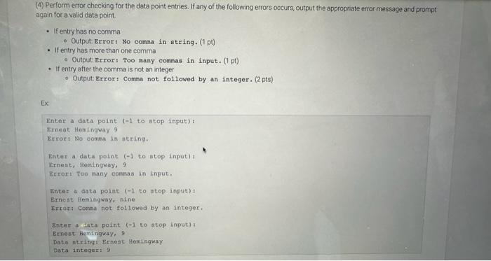 Solved (2) Prompt the user for the headers of two columns of | Chegg.com