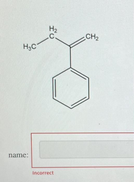 Solved name: Incorrect | Chegg.com