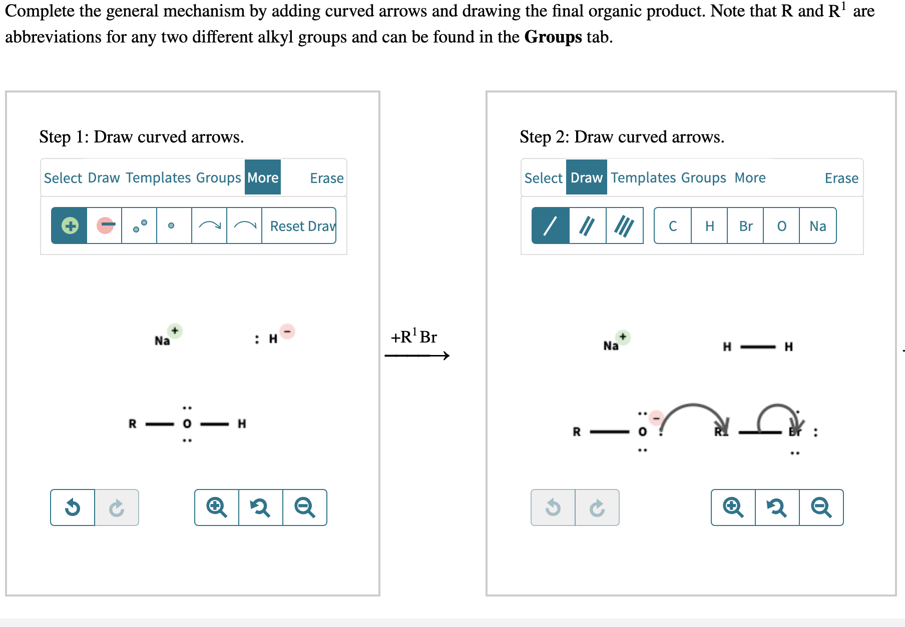 Solved Complete the general mechanism by ﻿adding curved | Chegg.com