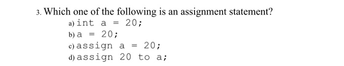 Solved 1. Which of the following options declares an integer | Chegg.com