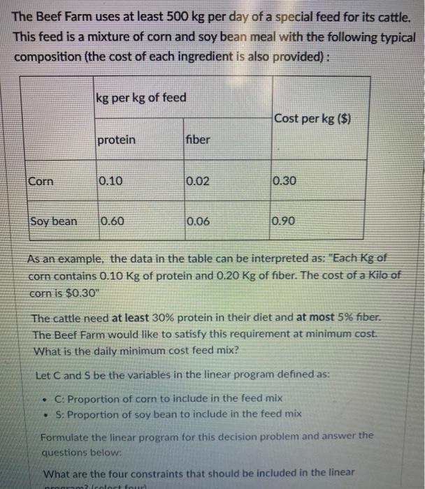 Solved Constraints in linear programming (LP) refer to: O | Chegg.com