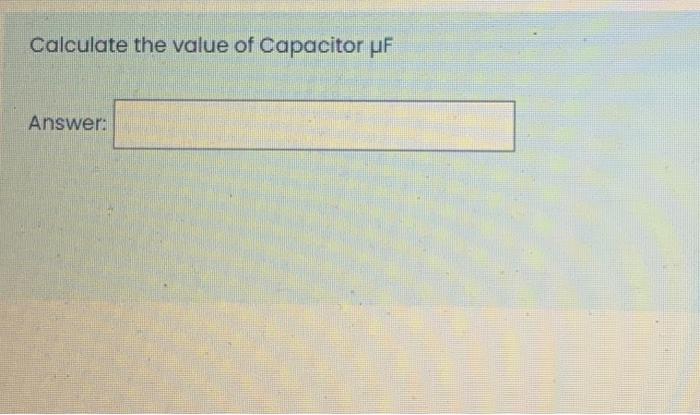 Solved Calculate the value of inductor in (uH) for the | Chegg.com