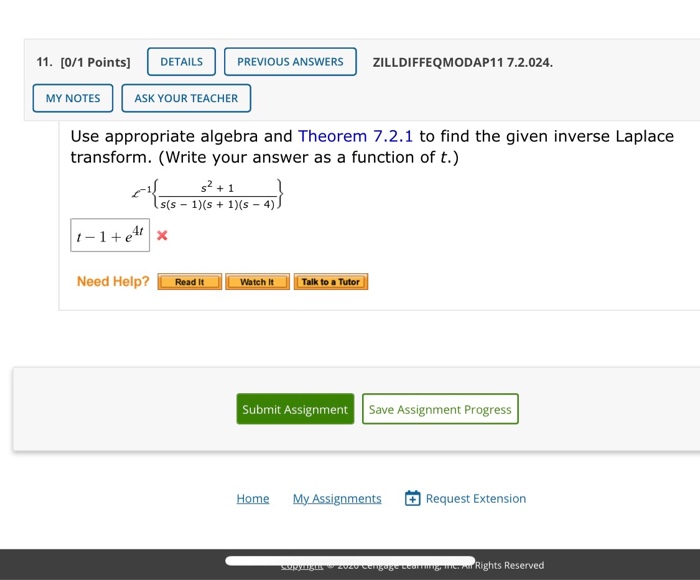 Solved 11. [O/1 Points) DETAILS PREVIOUS ANSWERS | Chegg.com Solved 11. [O/1 Points) DETAILS PREVIOUS ANSWERS | Chegg.com