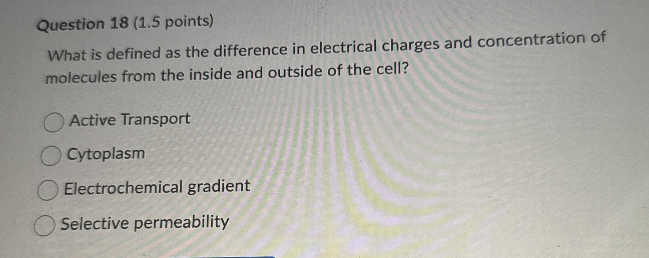 Solved Question 18 (1.5 points)What is defined as the | Chegg.com Solved Question 18 (1.5 points)What is defined as the | Chegg.com
