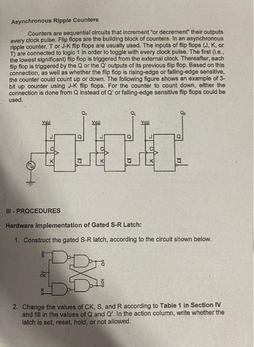 LABORATORY EXERCISE 8 Verifying the Characteristics | Chegg.com