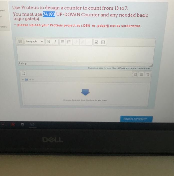 Solved Use Proteus to design a counter to count from 13 to | Chegg.com
