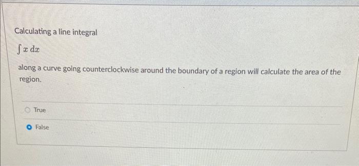 Solved Calculating a line integral ∫xdx along a curve going | Chegg.com