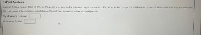 Solved Do not round intermediate calculations. Round your | Chegg.com