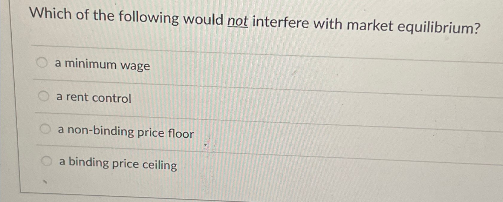Solved Which of the following would not interfere with | Chegg.com