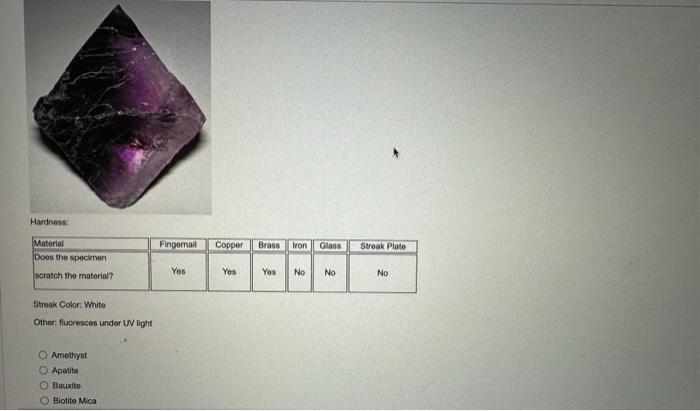 Solved Biotite Mica Bornite Caicite Chalcedony | Chegg.com