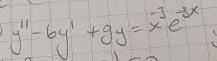 Solved y''-6y'+9y=x-3e-3x ﻿can u solve this by uc methid | Chegg.com