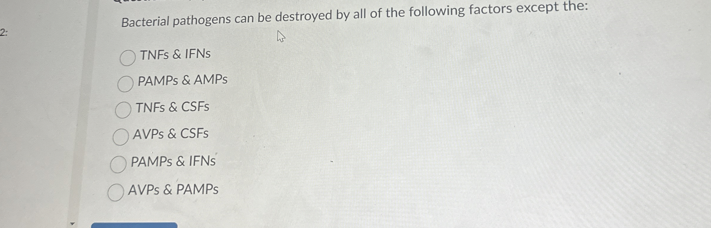 Solved Bacterial pathogens can be destroyed by all of the | Chegg.com
