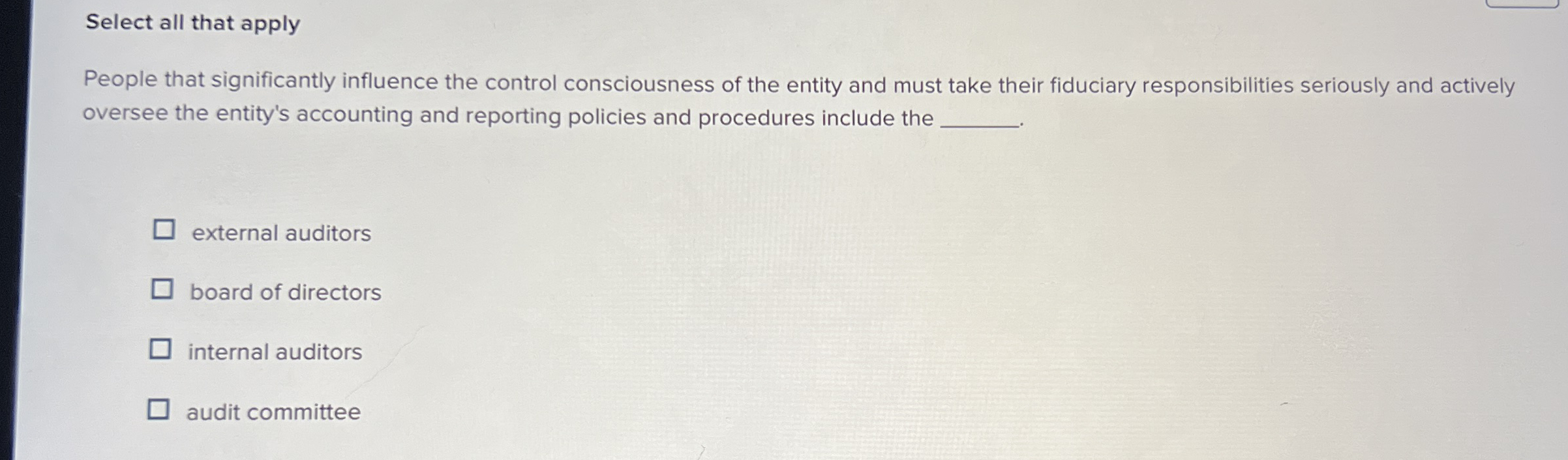 Solved Select all that applyPeople that significantly | Chegg.com