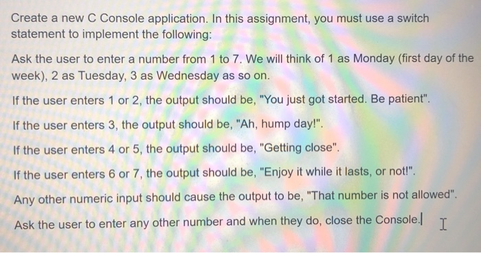 Solved Create A New C Console Application In This 2046