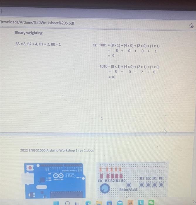 Worksheet 5: Final Assessment - Build a 4-bit binary | Chegg.com