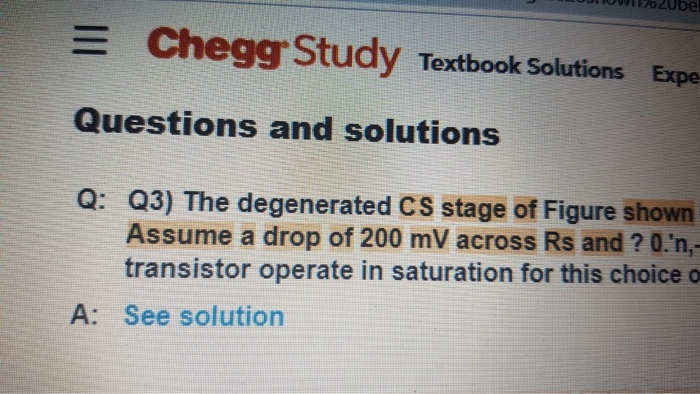 горе = Chegg Study Textbook Solutions Expe Questions | Chegg.com