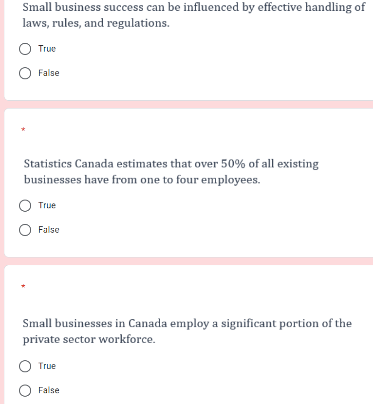 Solved Small business success can be influenced by effective | Chegg.com