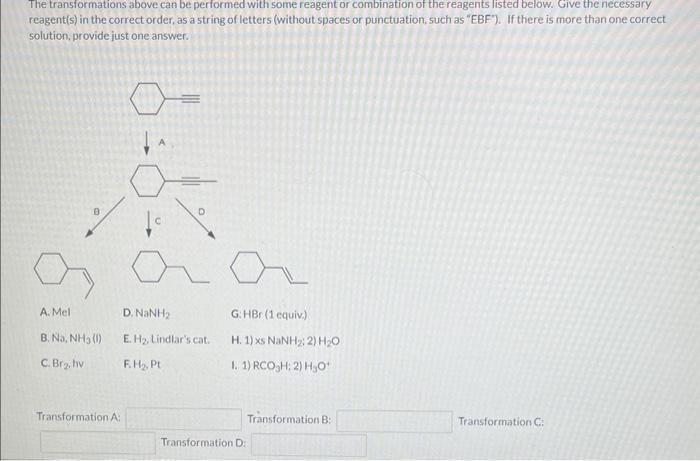 [Solved]: The transformations above can be performed with s