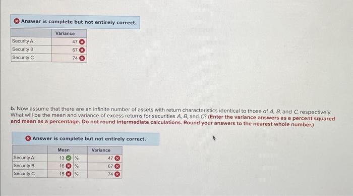 Solved Assume that security returns are generated by the | Chegg.com
