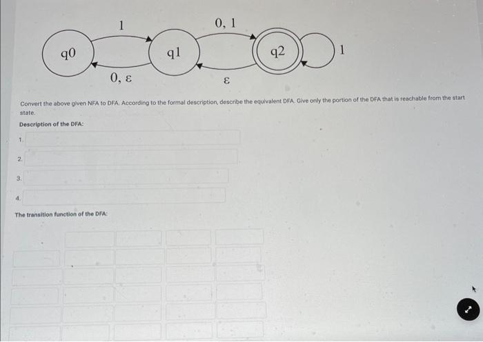 Solved Convert the above given NFA to DFA. According to the | Chegg.com