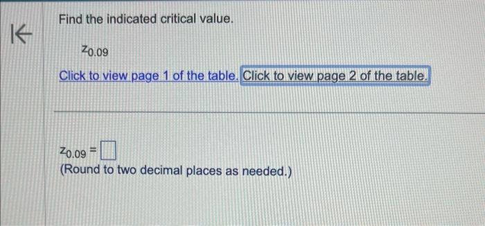 Solved Standard Normal Table (Page 1) NFGATIVE z Scores | Chegg.com