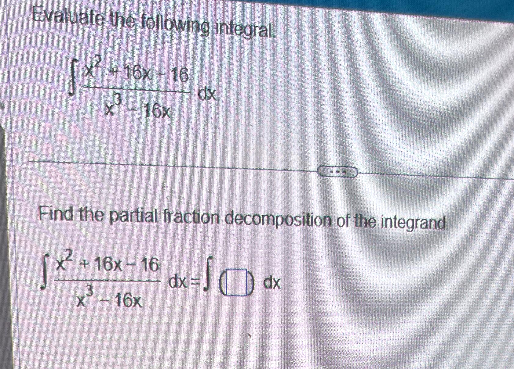 Solved Evaluate the following | Chegg.com