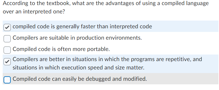 Solved According to the textbook, what are the advantages of | Chegg.com