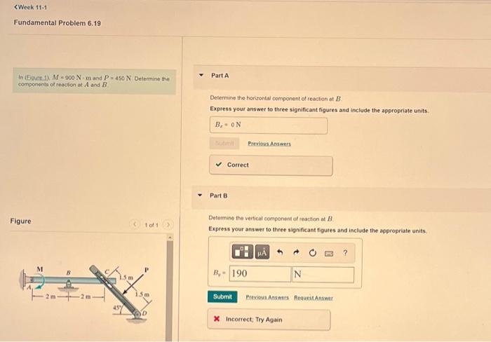 Solved Fundamental Problem 6.19 In (Eisurt 1), M=900 N⋅ m | Chegg.com