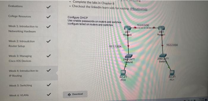 Solved - Complete the labs in Chapter 8 Evaluations - | Chegg.com