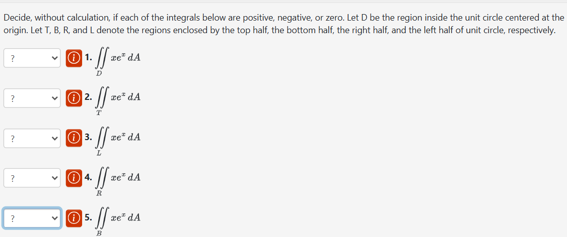 Solved Decide, without calculation, if ﻿each of ﻿the | Chegg.com