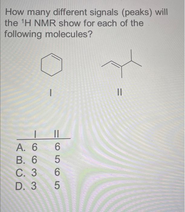 Solved How many 1H NMR signals and 13C NMR signals are | Chegg.com